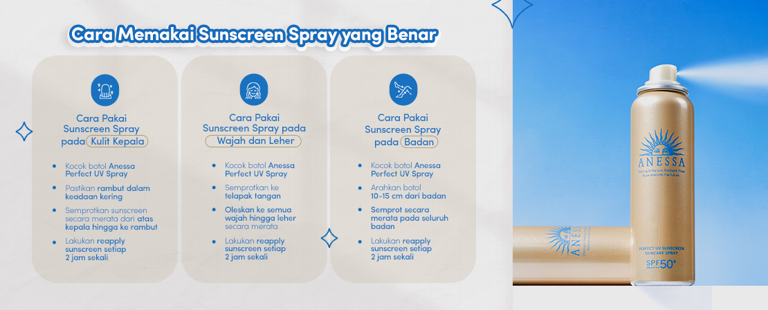 Sunscreen Spray Bisa untuk Jenis Kulit Apa? Ini Jawabannya!